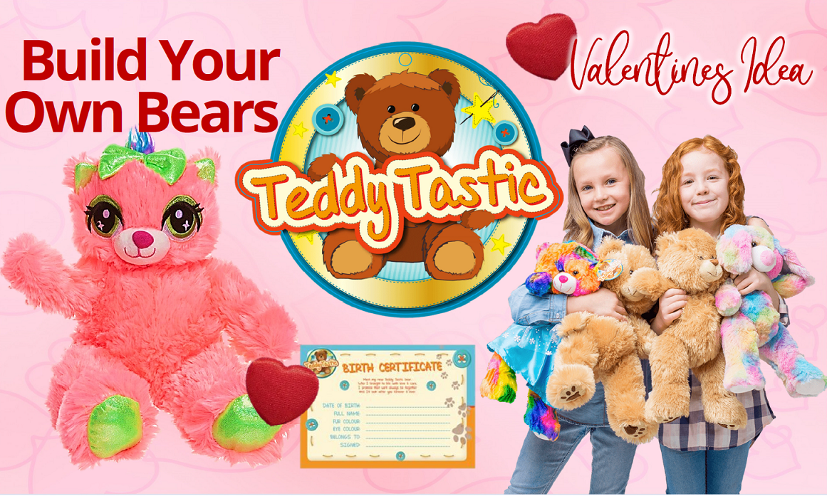 Teddytastic Teddy Bear Make your Own Bear Kits & Outfits, Build a Bear Party, Make your Own Bear ...